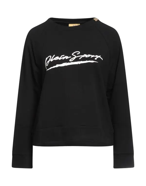 PLEIN SPORT French Terry Sweatshirt - Black