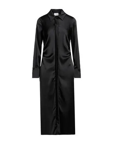 BERNA Midi Shirt Dress - Black