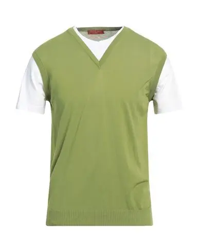 DANIELE FIESOLI Cotton Lightweight Knit Sweater - Green