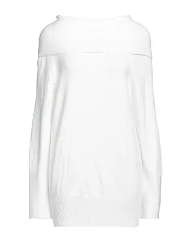 BIANCOGHIACCIO Turtleneck Knit Top - White