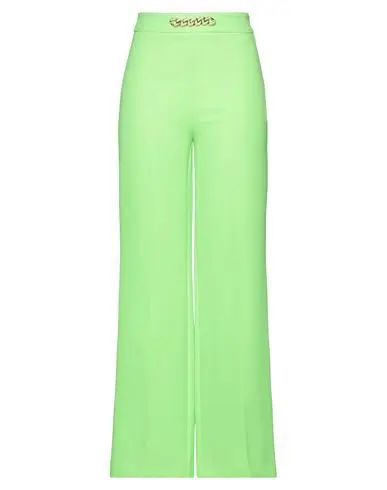 VICOLO Wide Leg Pants With Appliqués - Green