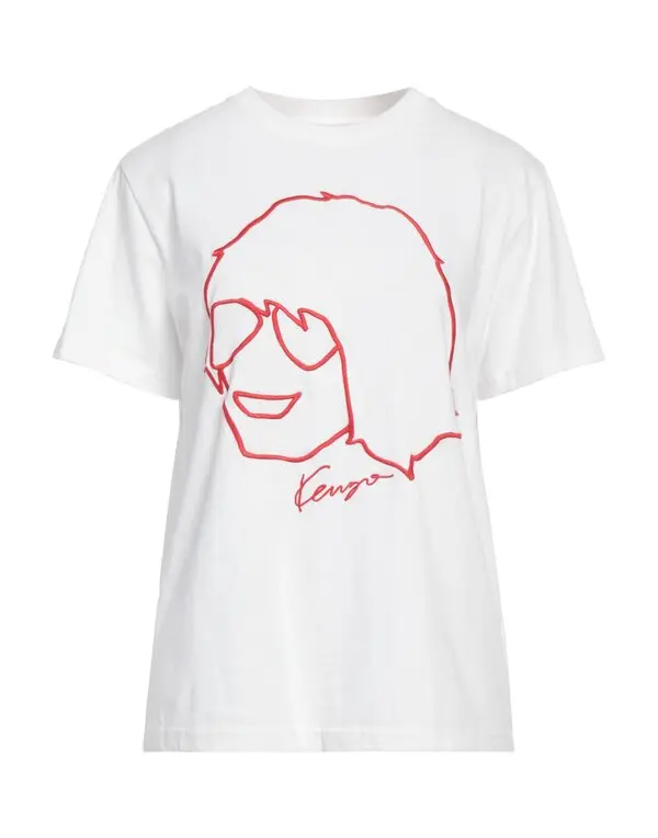 Kenzo T-shirt With Appliqués - White