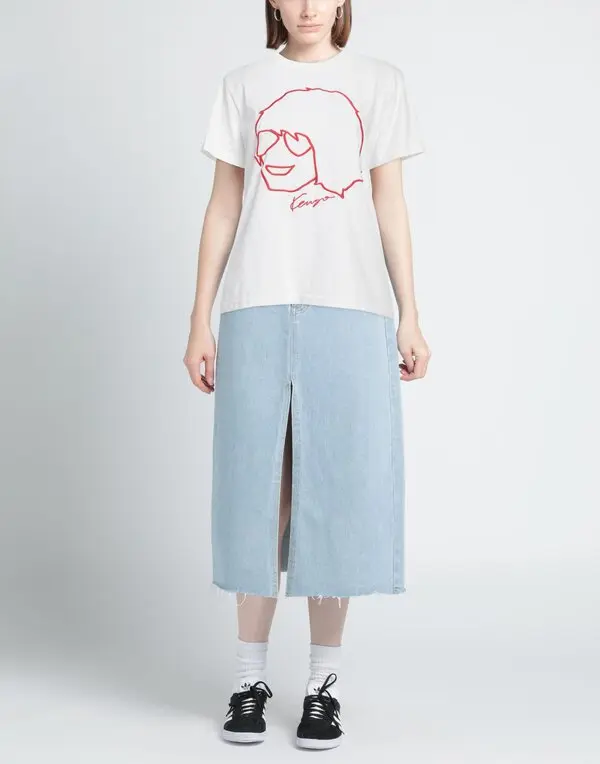 Kenzo T-shirt With Appliqués - White