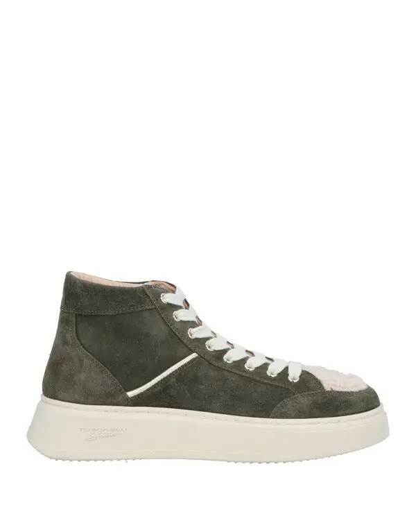 TOSCA BLU High-top Leather Sneakers - Green
