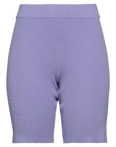 VICOLO Knitted Bermuda Shorts - Purple