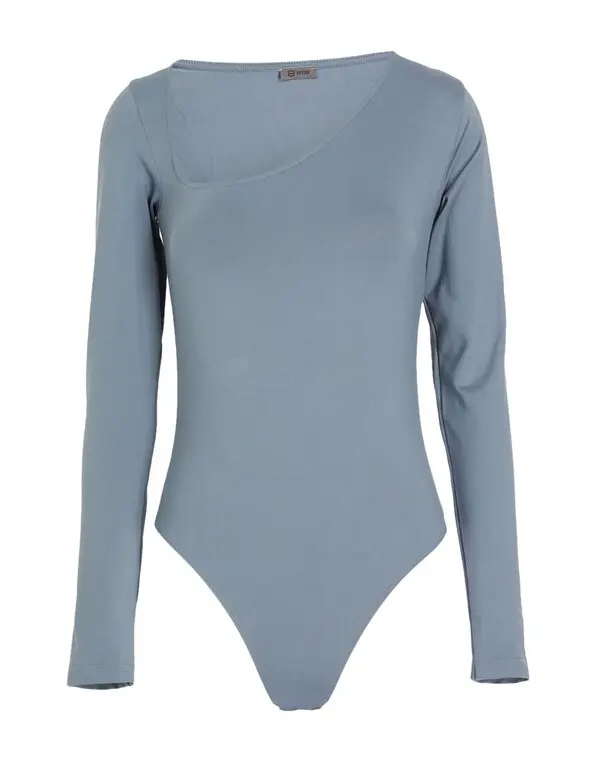 8 BY YOOX Asymmetrical Cut-out Bodysuit - Grey