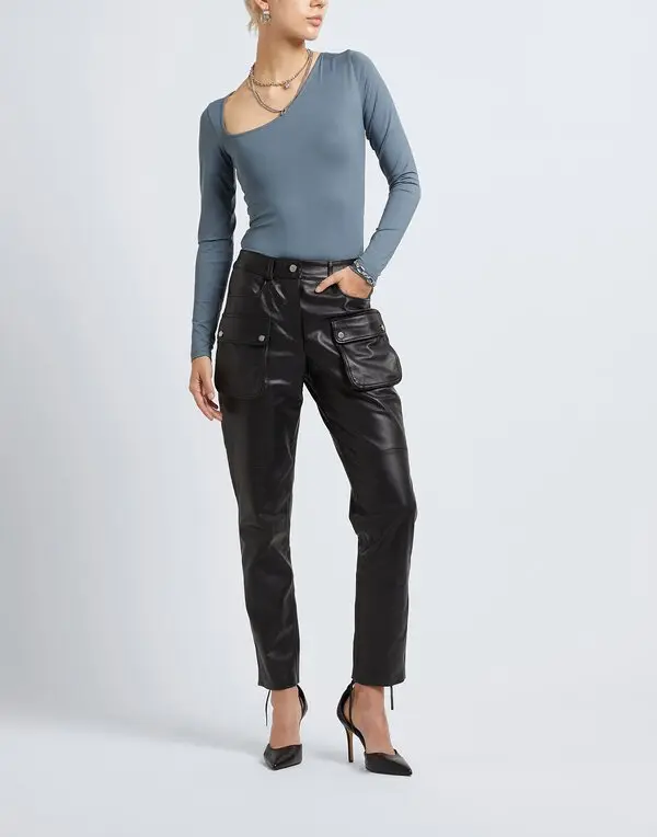 8 BY YOOX Asymmetrical Cut-out Bodysuit - Grey