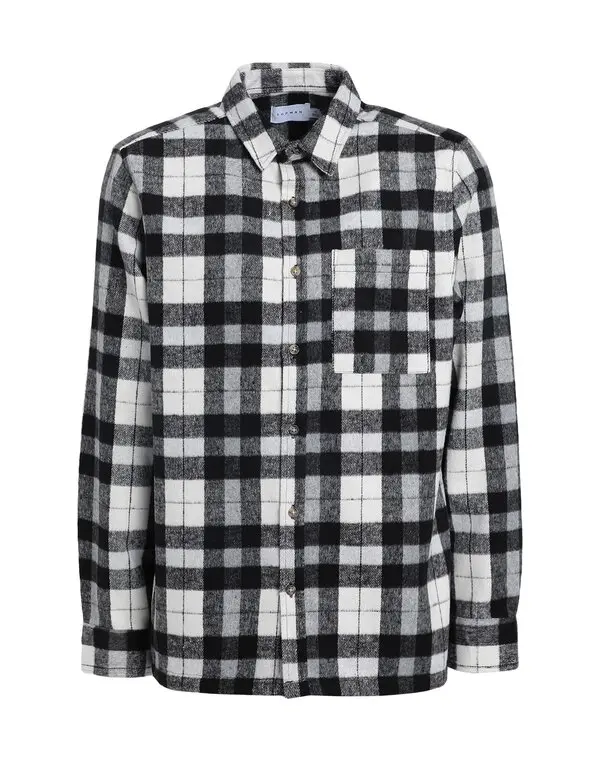Topman Shirt Size Polyester, Synthetic Fibers, Cotton, Viscose, Wool