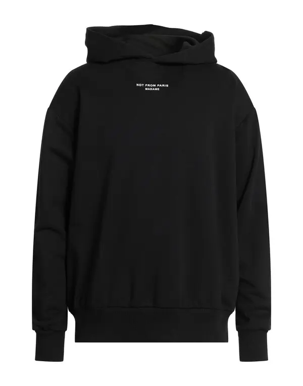 Drole De Monsieur French Terry Sweatshirt - Black