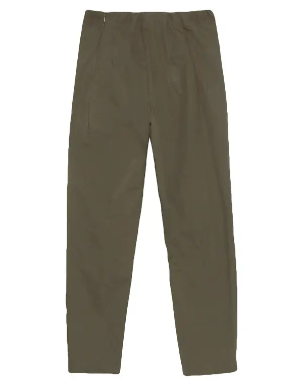 PIANURASTUDIO Military Cotton Floral-print Tapered Pants