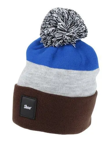 SHOE Striped Knit Beanie - Blue