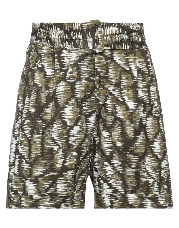 BRAND UNIQUE Military Cotton Bermuda Shorts