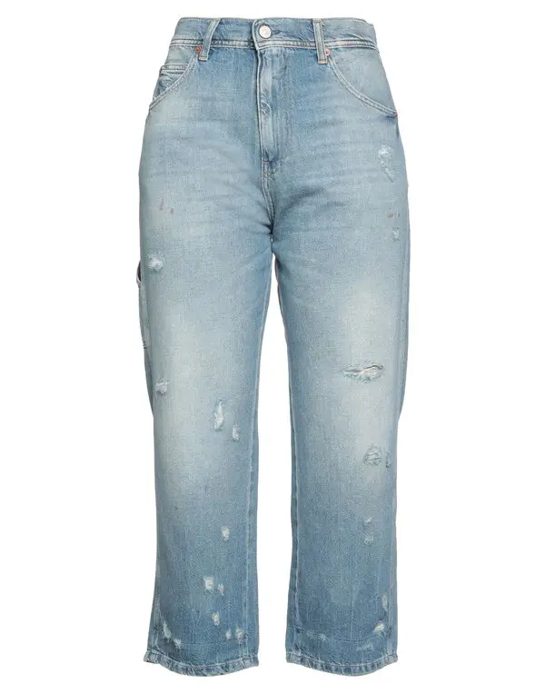Replay Straight Leg Jeans In Blue 70% Off Editorialist