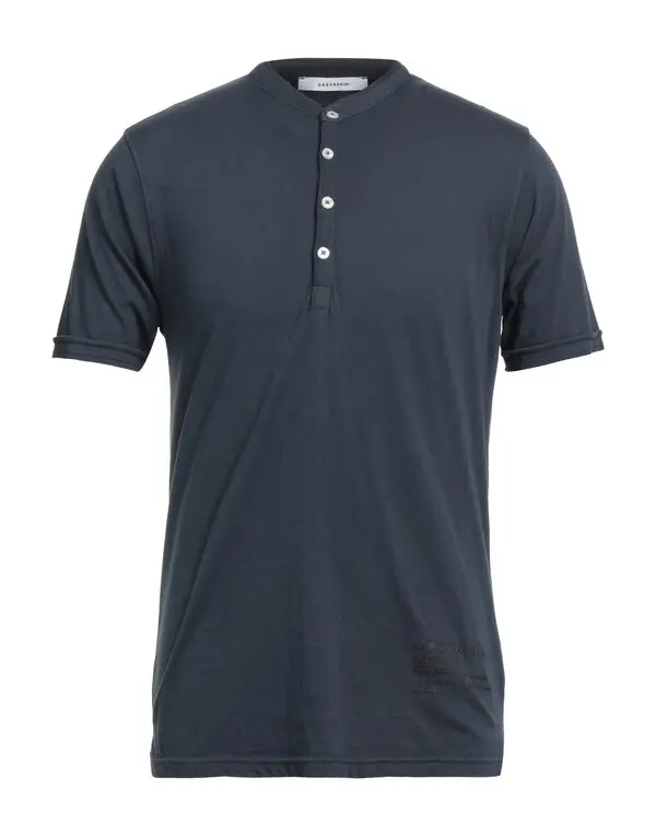 GAZZARRINI T-shirt Taupe Size Cotton - Midnight Blue