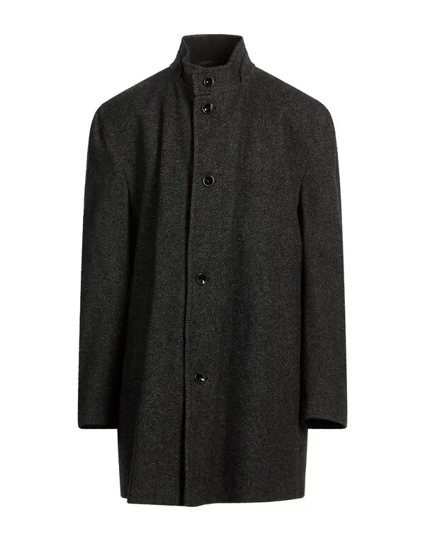 BUGATTI Coat In Acrylic, Polyester, And Wool - Grey
