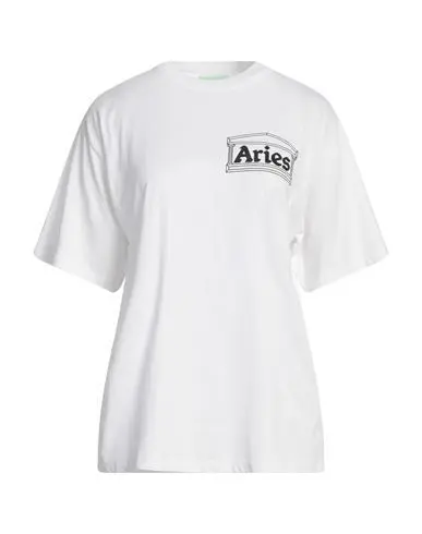 Aries T-shirt Size Cotton - White