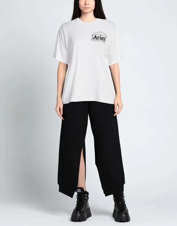 Aries T-shirt Size Cotton - White