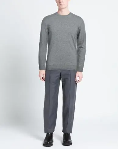Alpha Studio Solid Knit Sweater - Grey
