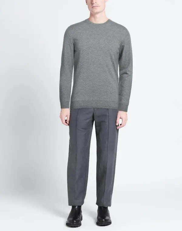Alpha Studio Solid Knit Sweater - Grey