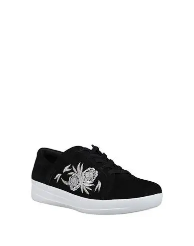 Fitflop Leather Sneakers - Black