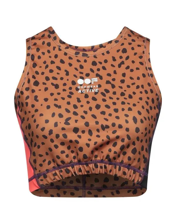 OOF WEAR Oof Crop Top - Beige