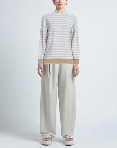 TSD12 Striped Knit Turtleneck