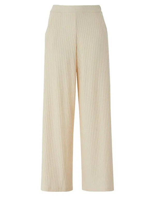 8 BY YOOX Ribbed Knit Culottes Pants