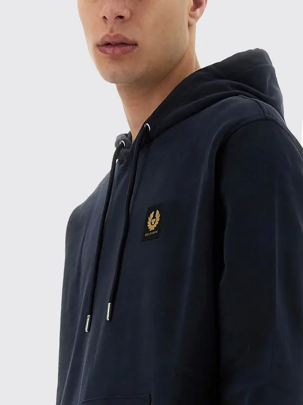 Belstaff Cotton Hoodie - Blue