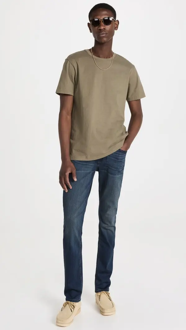 Paige Federal Transcend Slim Straight Jeans - Blakely