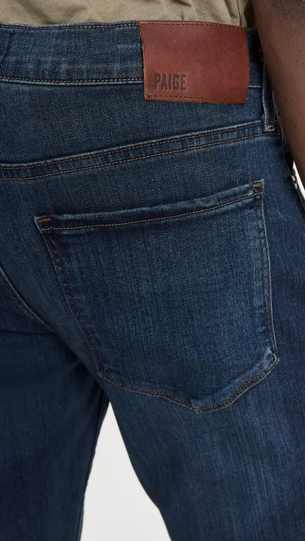 Paige Federal Transcend Slim Straight Jeans - Blakely