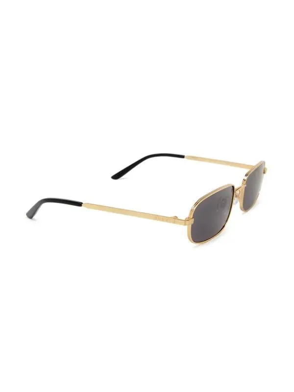 Gucci Rectangle-frame Sunglasses - Gold