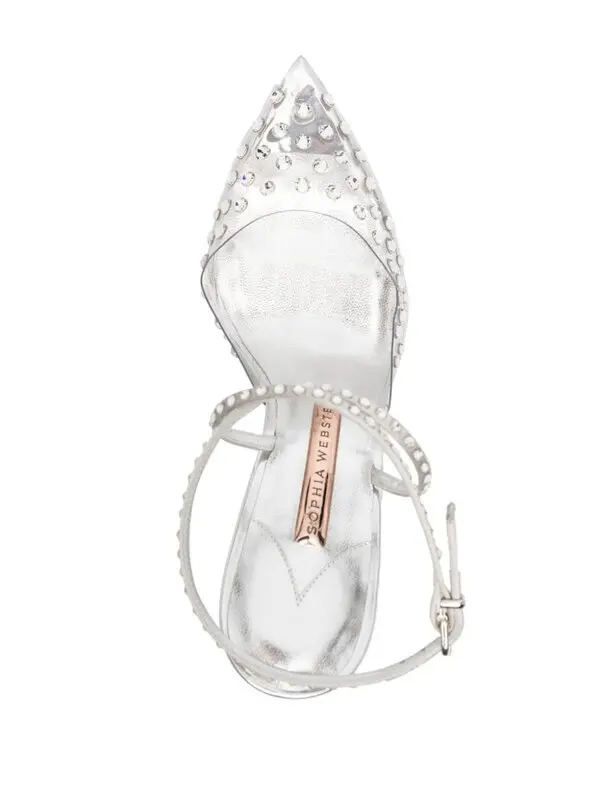 SOPHIA WEBSTER 100mm Paloma Crystal-embellished Pumps