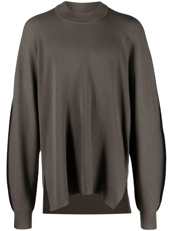 Issey Miyake Crew-neck Wool Jumper