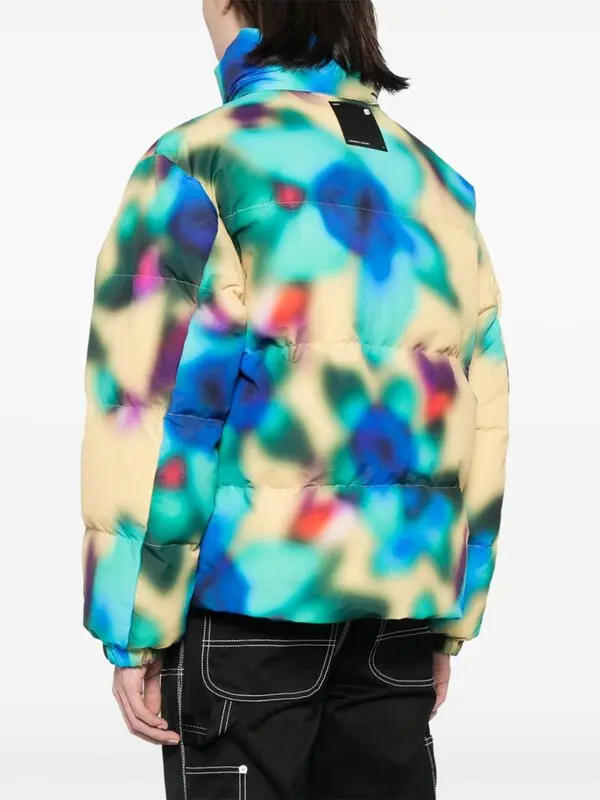 OAMC Abstract-print Padded Jacket