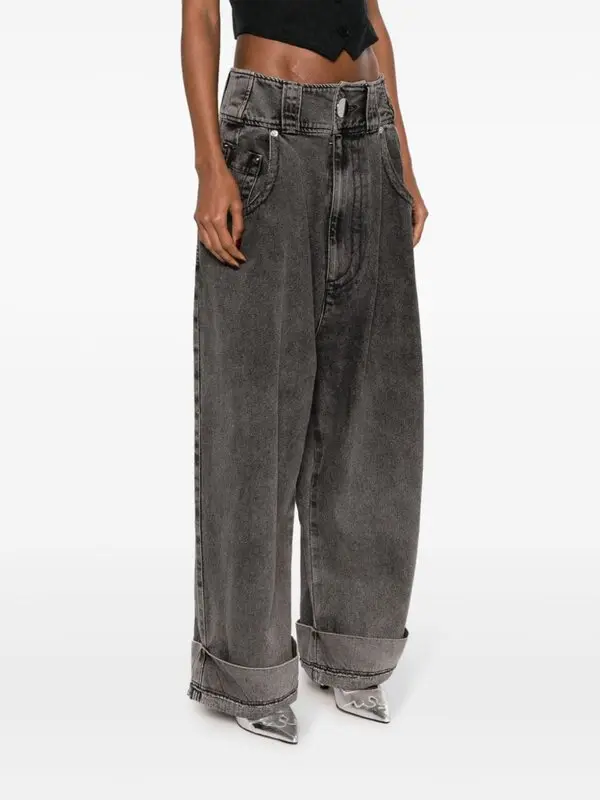 Vaquera Baby Straight-Leg Jeans In Black - 29% Off | Editorialist