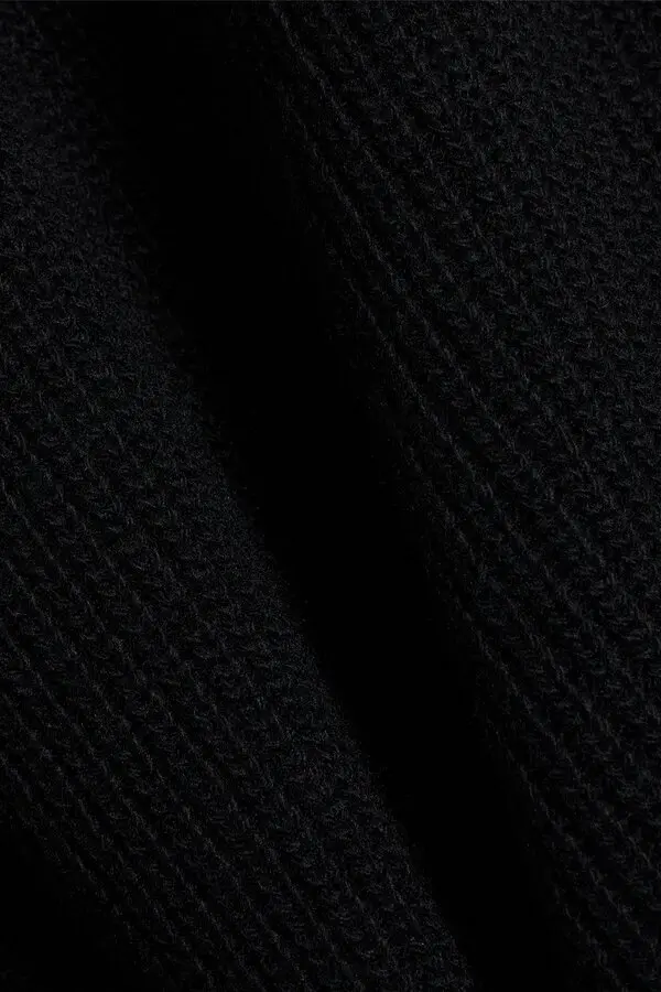 Iris & Ink Ribbed Merino Wool Turtleneck Sweater