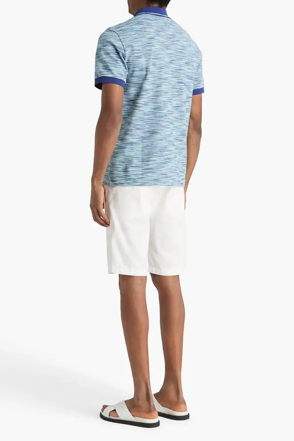 Missoni Spacedyed Cotton Polo Shirt - Indigo