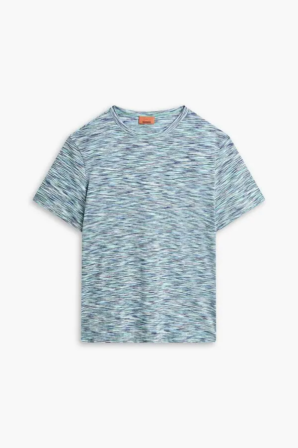 Missoni Spacedyed Cottonjersey Tshirt - Turquoise