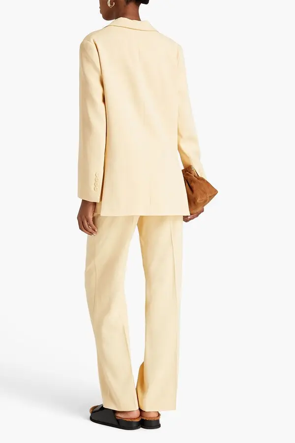 Maje Lyocell-blend Twill Blazer