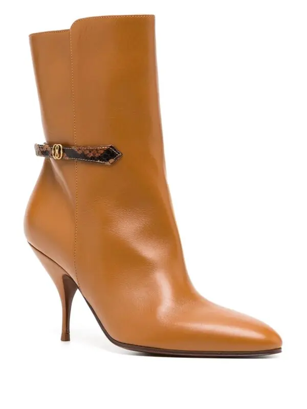 Bally Odeya 85mm Leather Boots - Brown