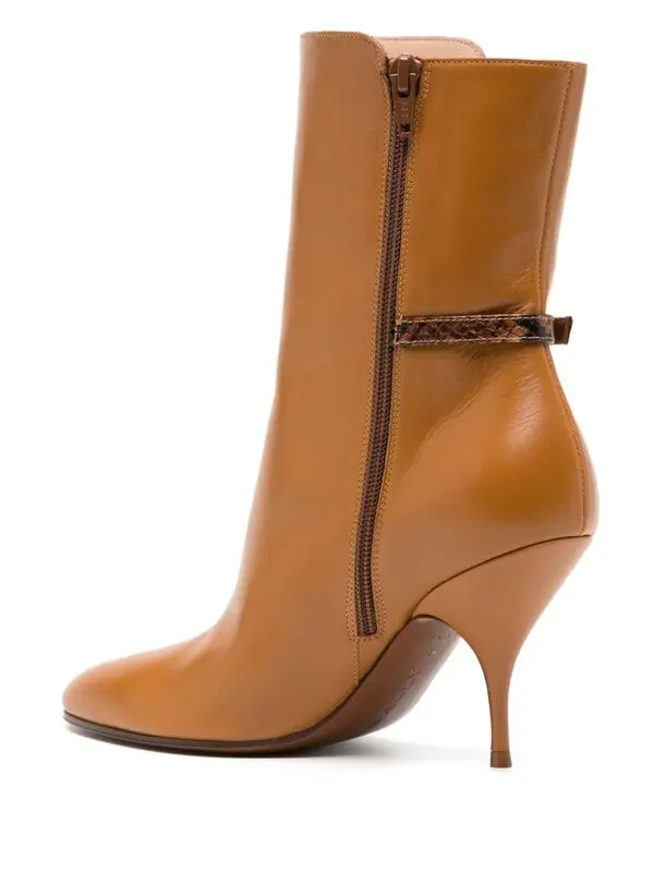 Bally Odeya 85mm Leather Boots - Brown