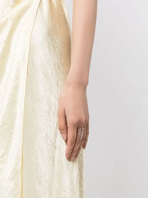 STATEMENT 18kt Rose Diamond Cocktail Ring - Gold