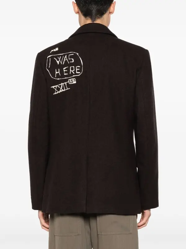 Études Studio Verneuil Embroidered-motif Blazer