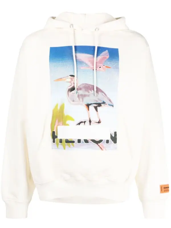 Heron Preston Censored Heron Hoodie - Neutrals