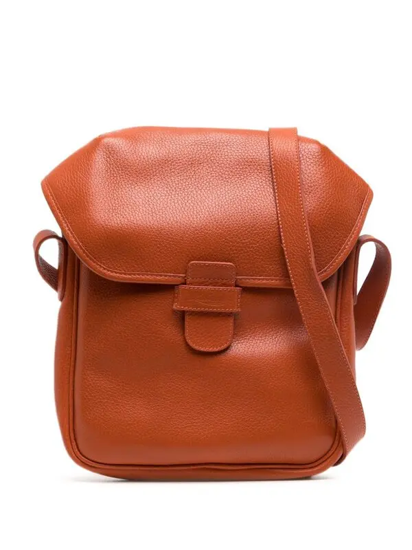 LEATHERSMITH OF LONDON Leather Shoulder Bag - Orange