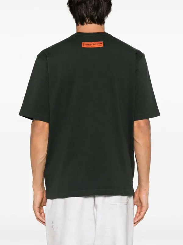Heron Preston Graphic-print Cotton T-shirt - Green