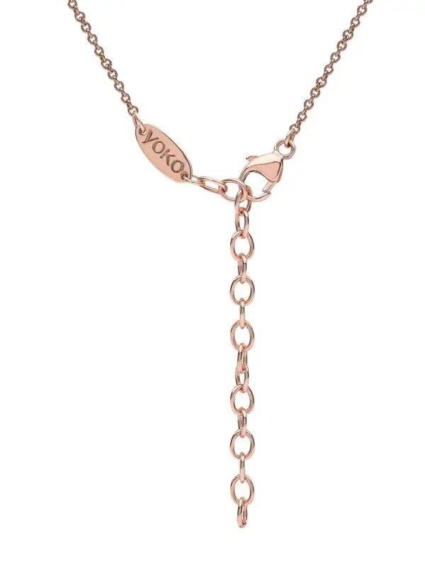 Yoko London 18kt Rose Gold Akoya Pearl And Diamond Necklace - Pink