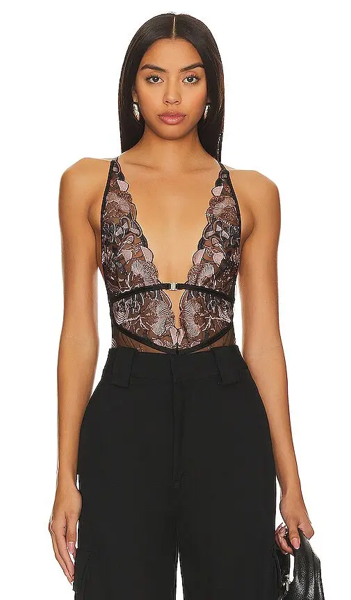THISTLE AND SPIRE Chanterelle Bodysuit