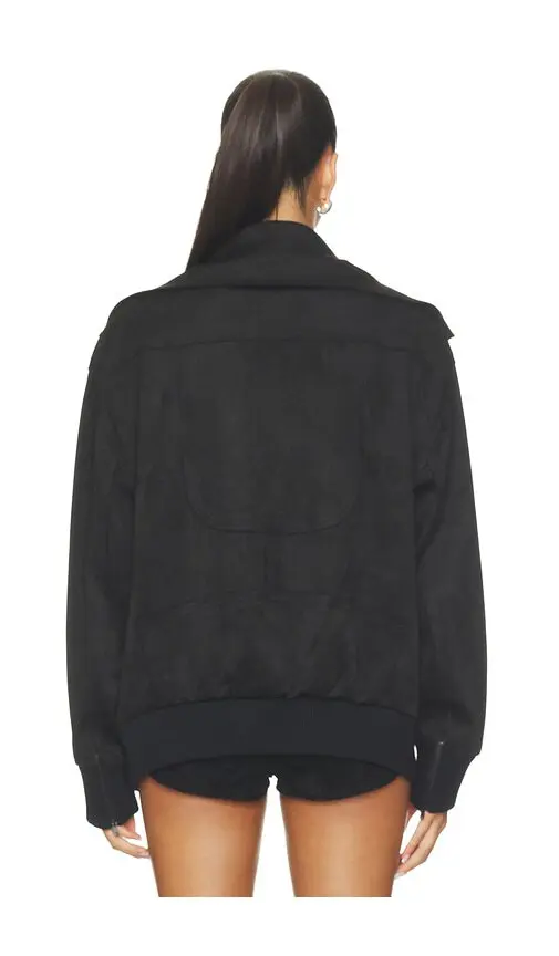 Norma Kamali Oversized Moto Jacket - Black
