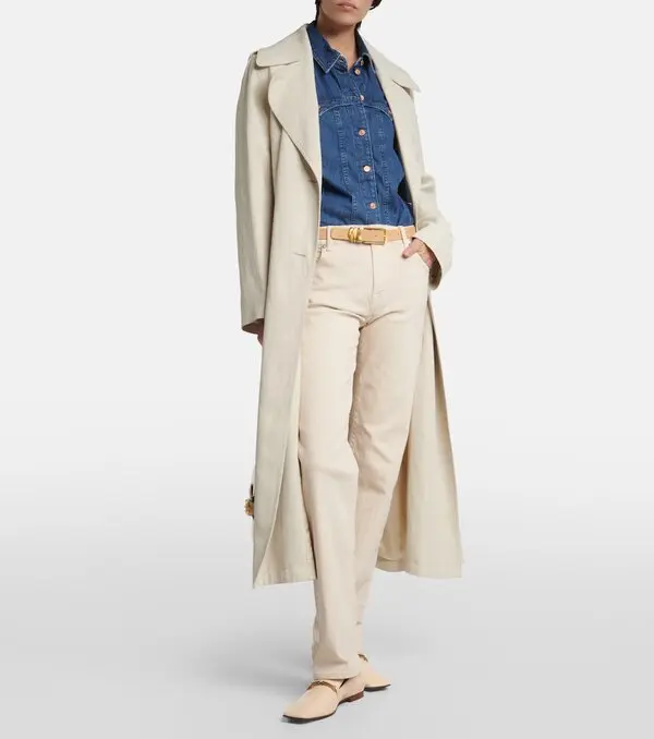 7 For All Mankind Ellie Mid-rise Straight Jeans